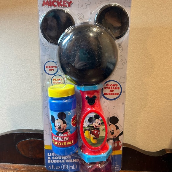 Disney | Toys | Disney Mickey Mouse Bubble Wand Black And Red | Poshmark